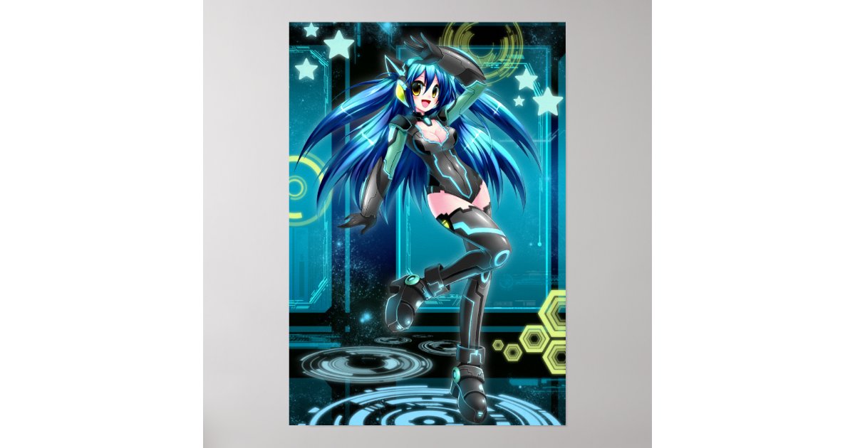 UK Anime Network Mizuki Poster | Zazzle