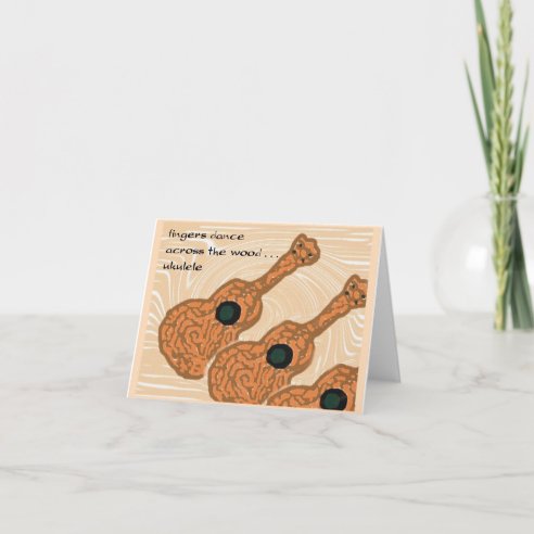 Ukulele Cards | Zazzle UK