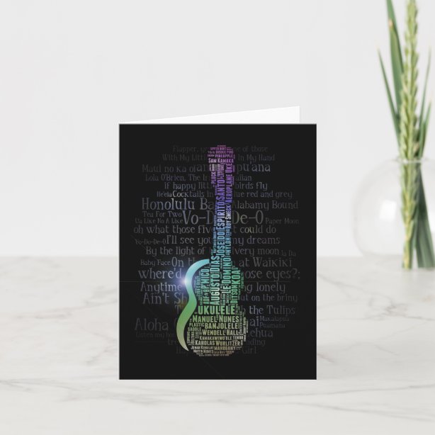Ukulele Cards | Zazzle UK