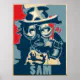 Uncle Sam Gas Mask Poster | Zazzle