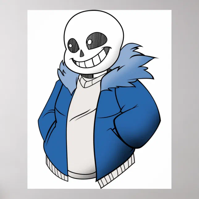 Undertale Sans Vector Poster | Zazzle