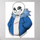 Undertale Sans Vector Poster | Zazzle