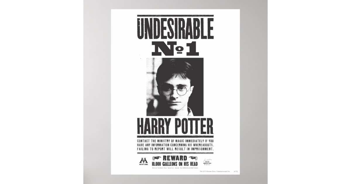 Undesirable No 1 Poster | Zazzle