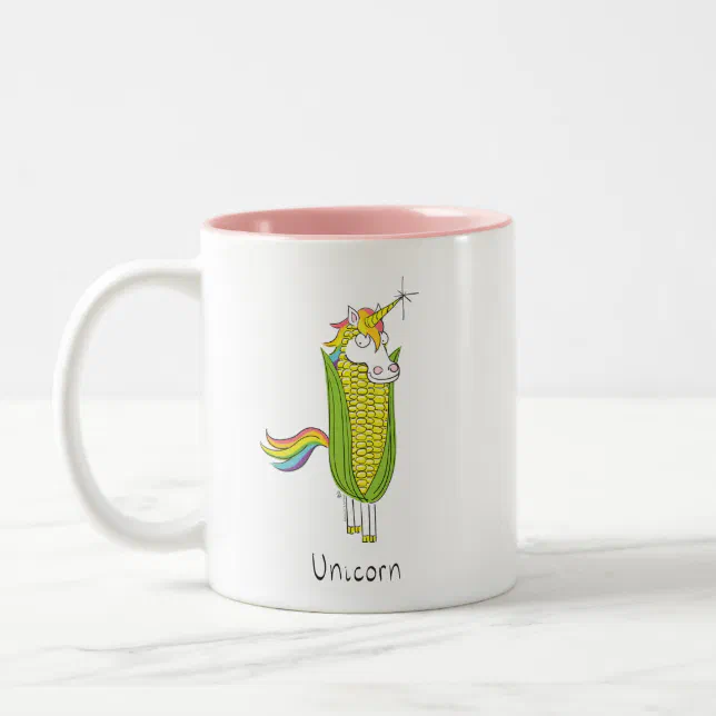 Unicorn Funny Corn Coffee Mug | Zazzle