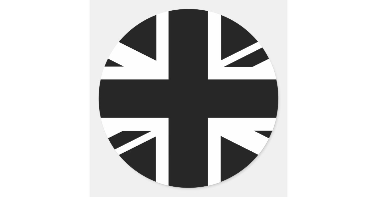 Union Jack Classic Round Sticker | Zazzle