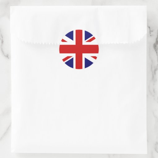 Union jack stickers | round | Zazzle