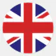 Union jack stickers | round | Zazzle