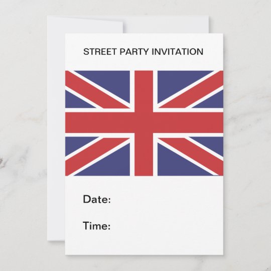 Union Jack Street Party Invitation | Zazzle.co.uk