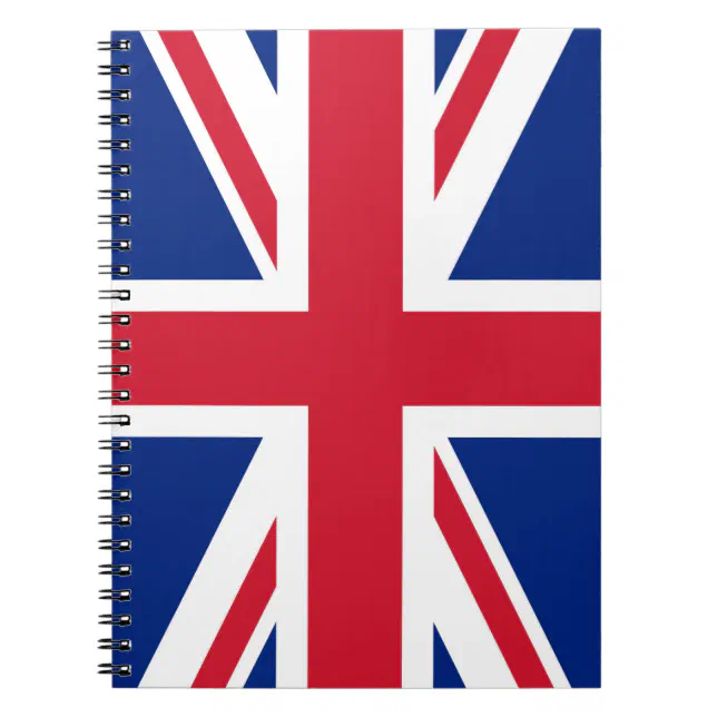 United Kingdom Union Jack Flag of British Colonies Notebook | Zazzle