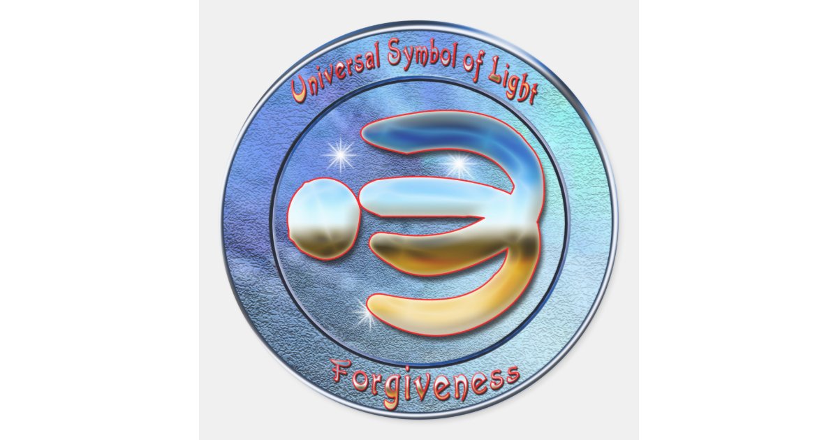 Universal Symbol of Forgiveness Classic Round Sticker | Zazzle