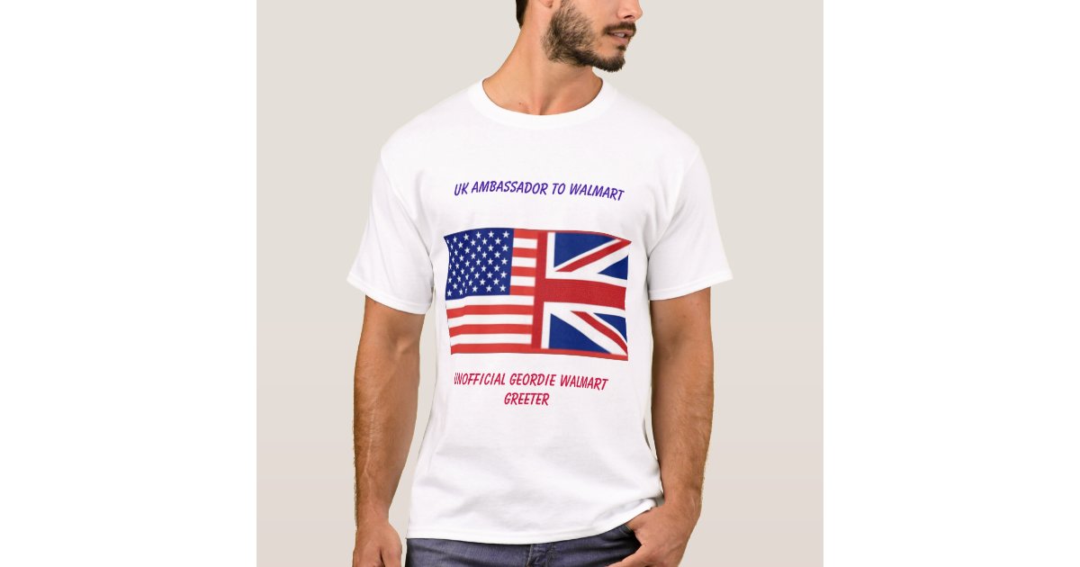 Unofficial UK Walmart (ASDA) Greeter T Shirt | Zazzle