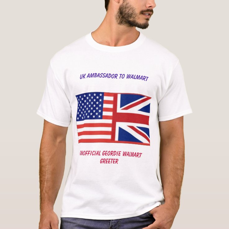 Unofficial UK Walmart (ASDA) Greeter T Shirt | Zazzle