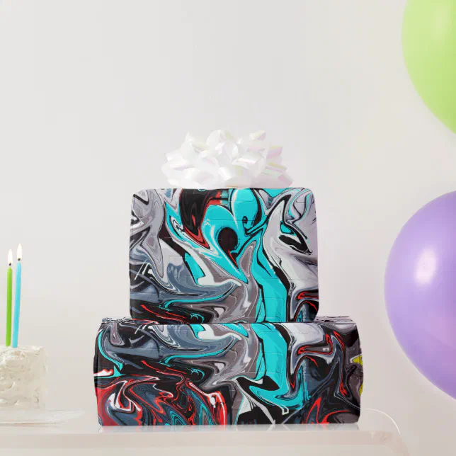 Urban streetstyle graffiti party wrapping paper | Zazzle