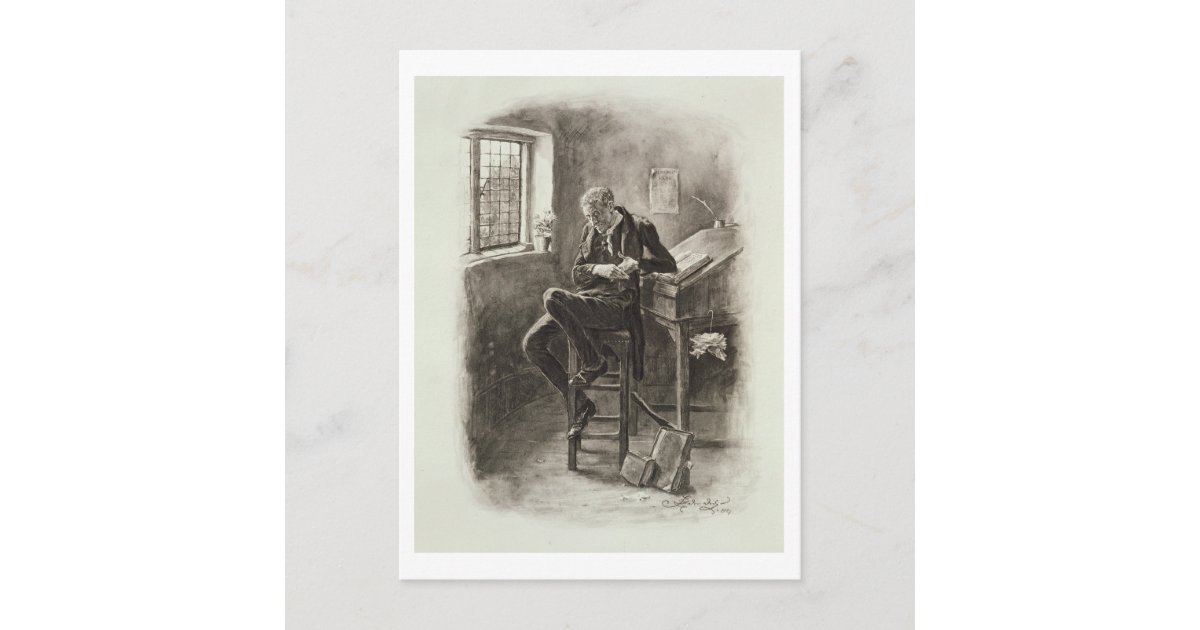 Uriah Heep, from 'Charles Dickens: A Gossip about Postcard | Zazzle