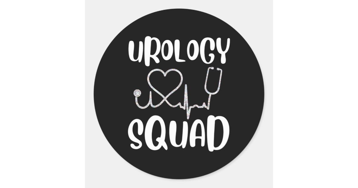 Urology Squad Urologist Nurse Doctor Classic Round Sticker | Zazzle