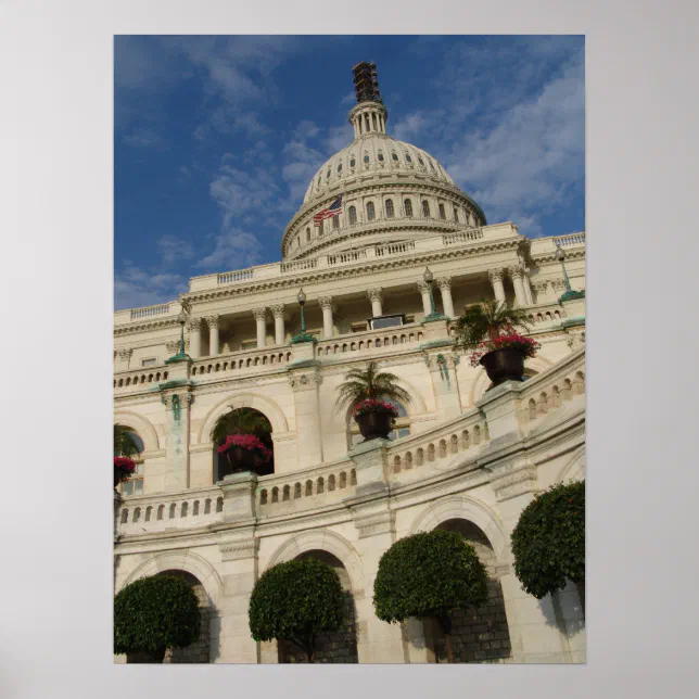 US CAPITOL BUILDING POSTER | Zazzle