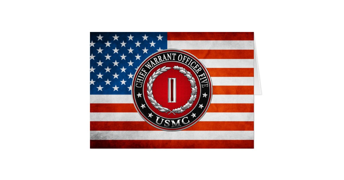 US Marines: Chief Warrant Five (USMC CWO-5) [3D] | Zazzle