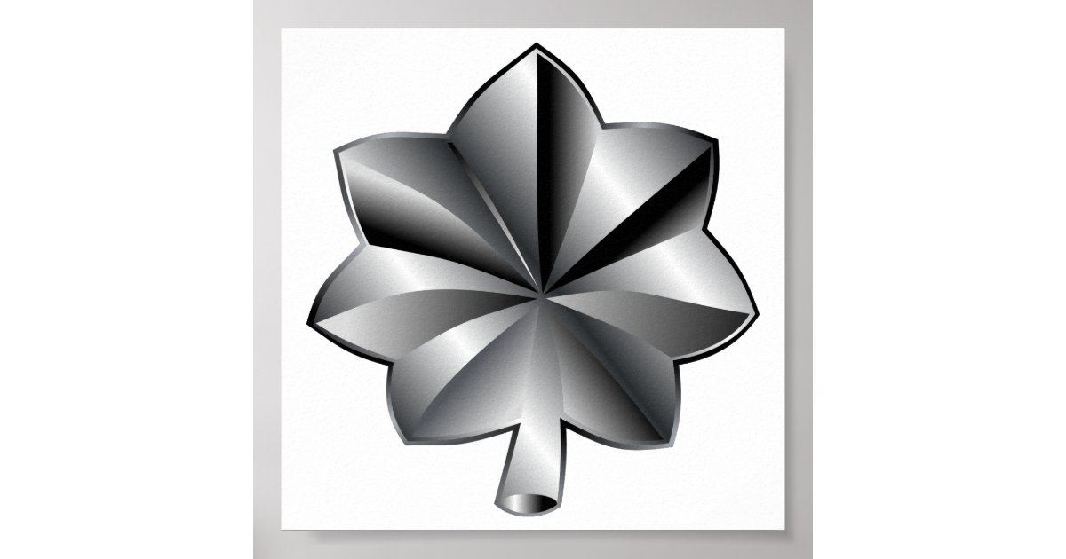 US Military Rank - Lieutenant Colonel Poster | Zazzle