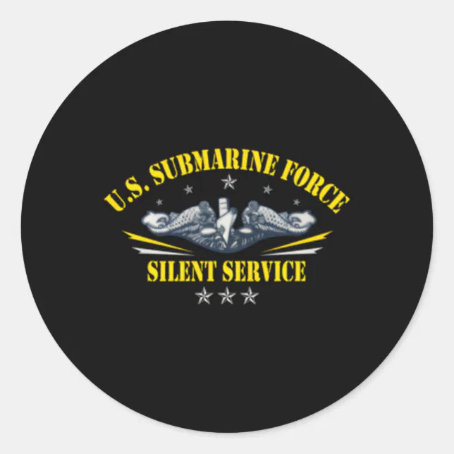 Us Submarines Forces Silent Service Patriotic Vete Classic Round ...