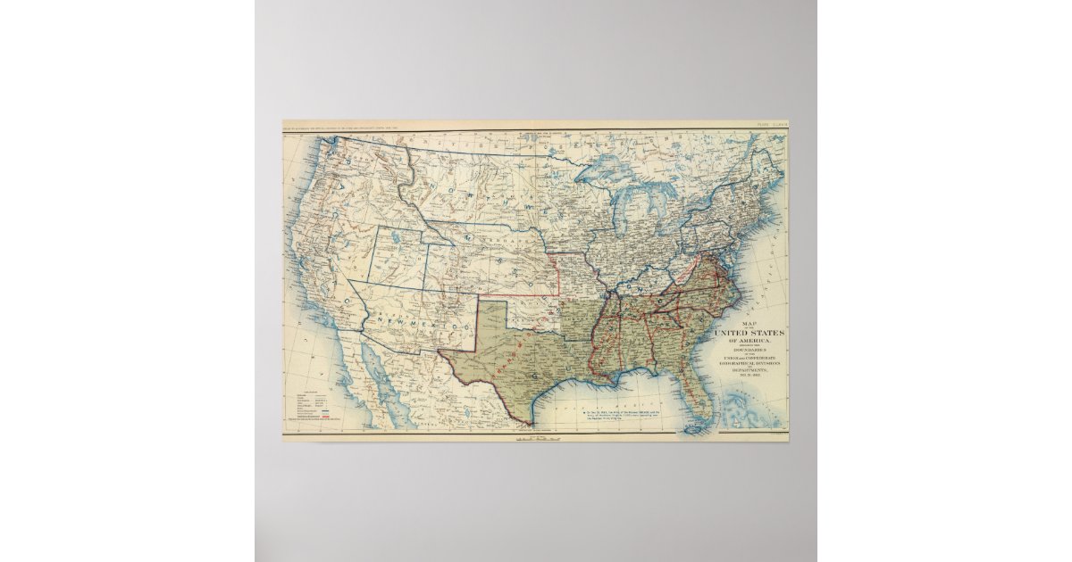 USA Dec 1863 Poster | Zazzle