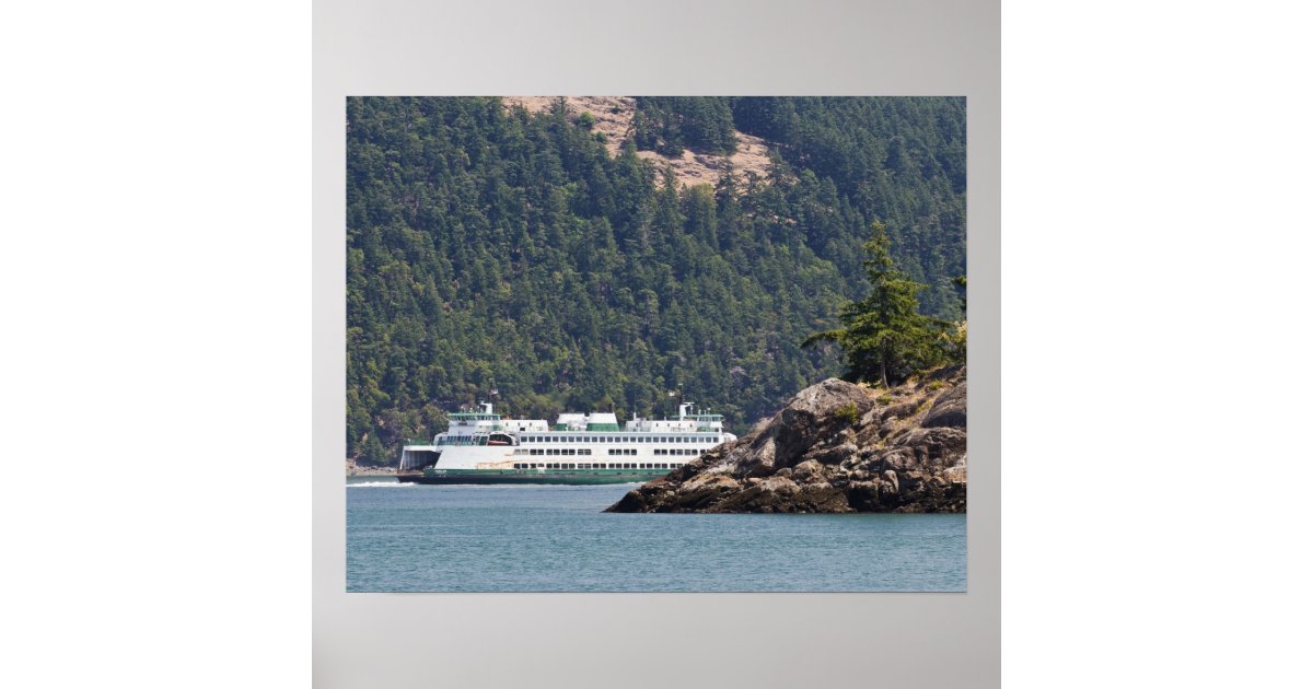 USA, WA. Washington State Ferries Poster | Zazzle