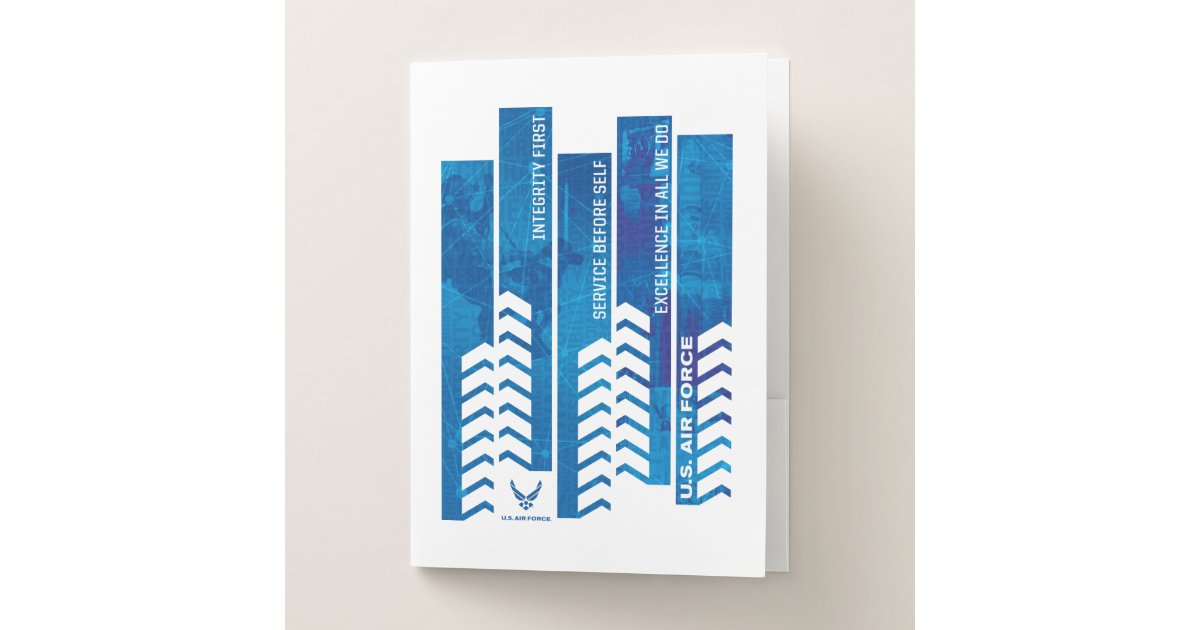 USAF | Integrity First Pocket Folder | Zazzle