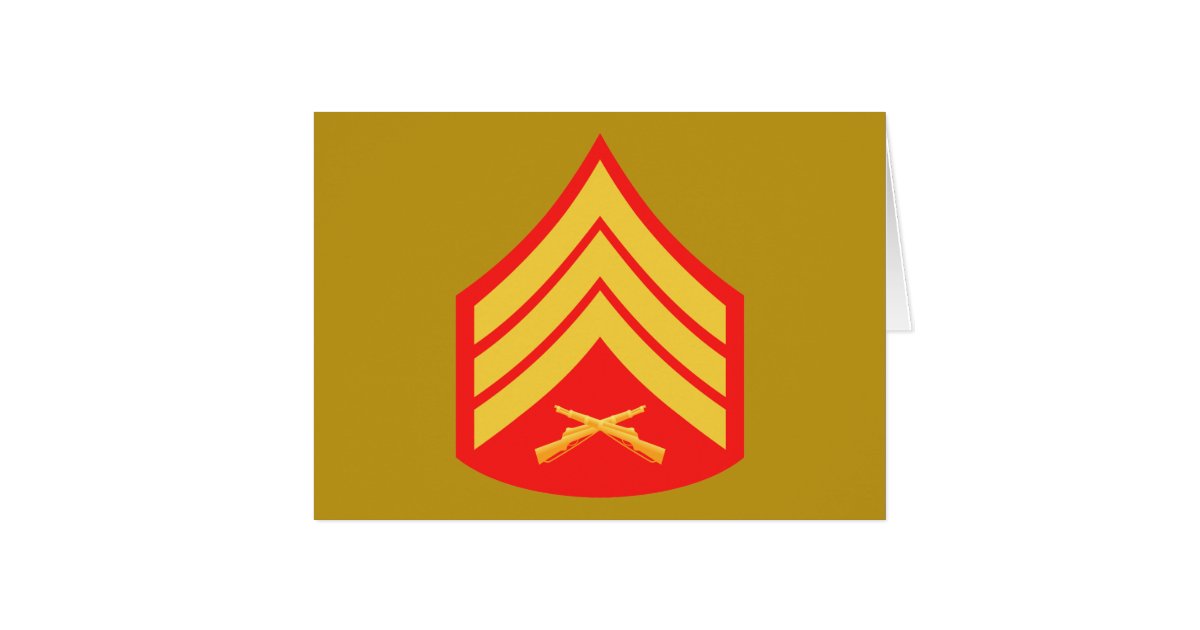 USMC Sgt Sergeant E-5 | Zazzle