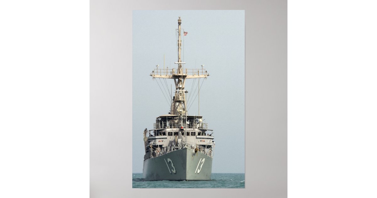 USS Dextrous (MCM 13) Poster | Zazzle