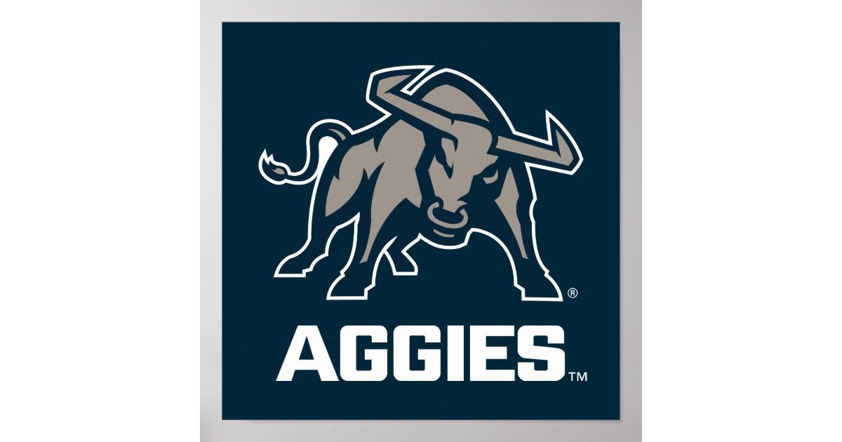Utah State | Aggie Blue Poster | Zazzle