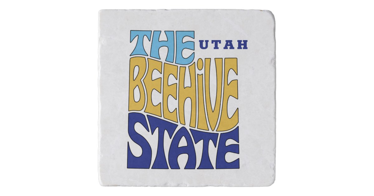 Utah State Nickname Word Art Trivet | Zazzle