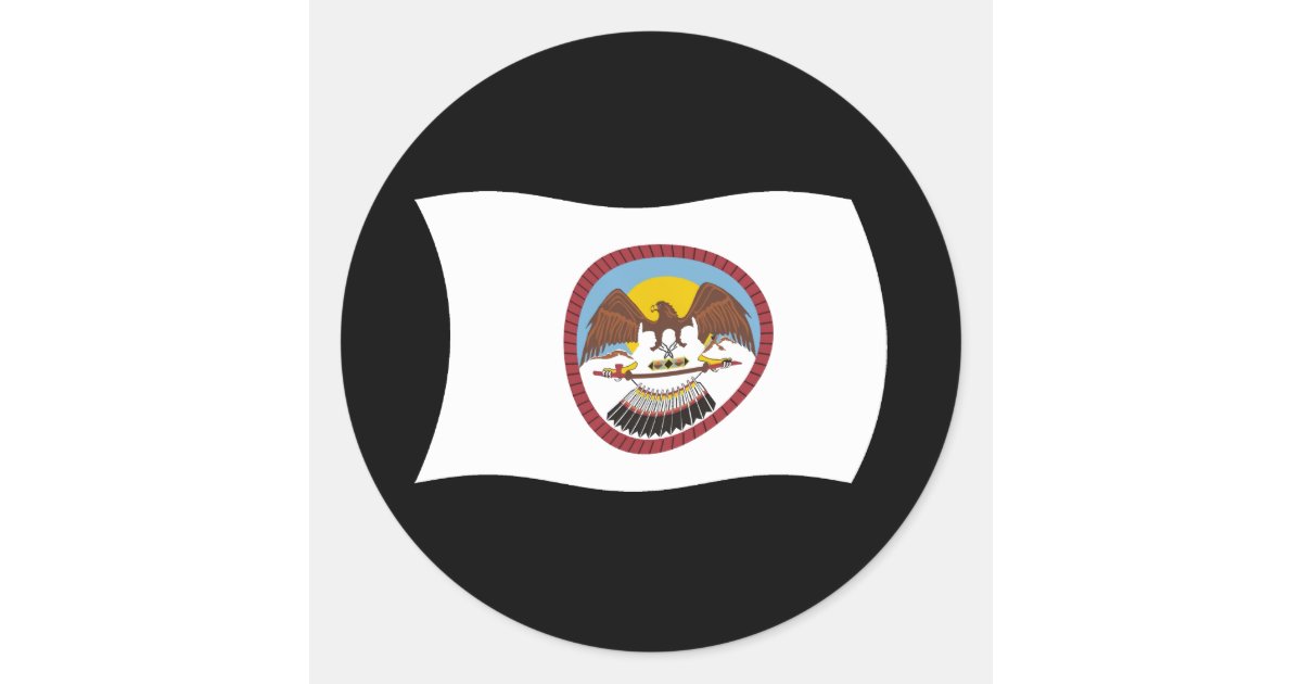 Ute Tribe Flag Sticker | Zazzle