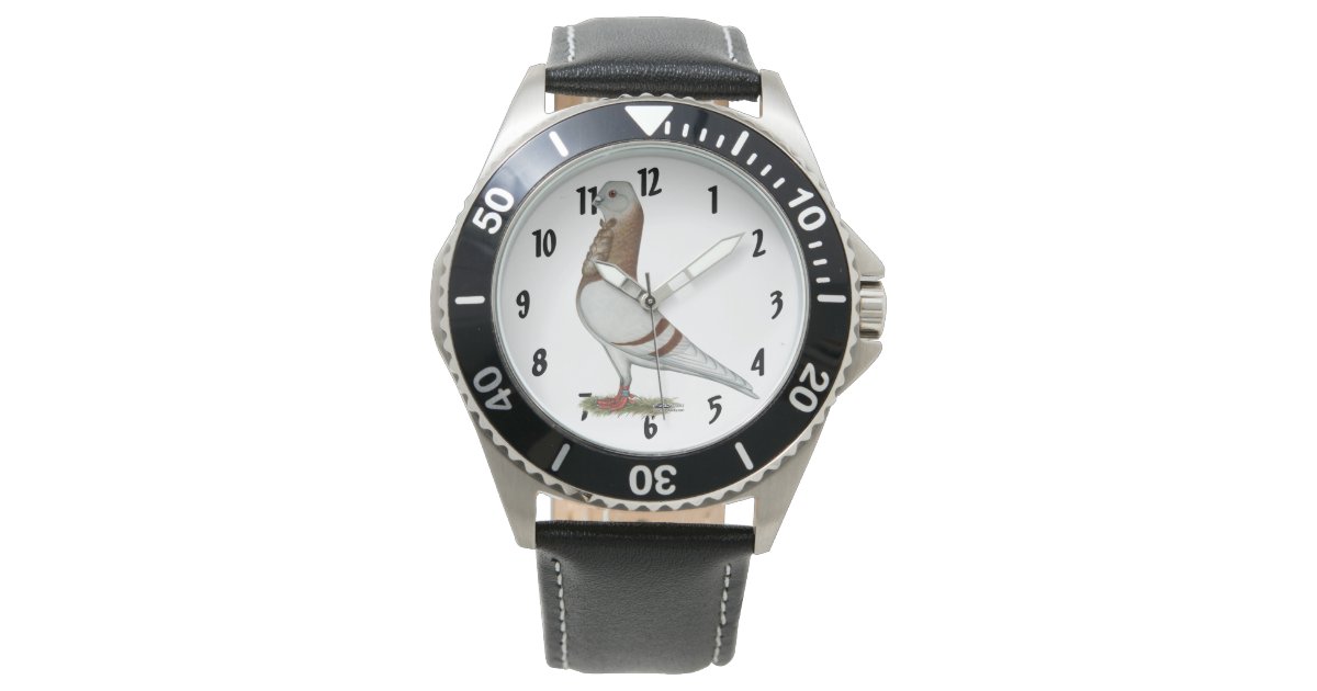 Valencian Figurita Pigeon Watch | Zazzle