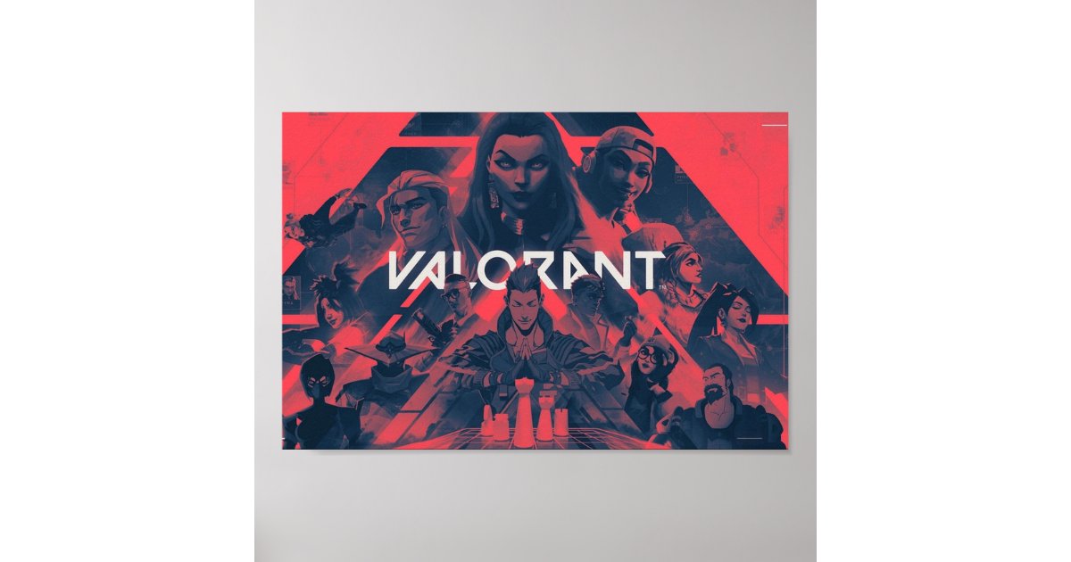 Valorant agents poster | Zazzle