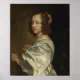 Van Dyck - Circle Portrait Of Margaret Lemon Poster | Zazzle