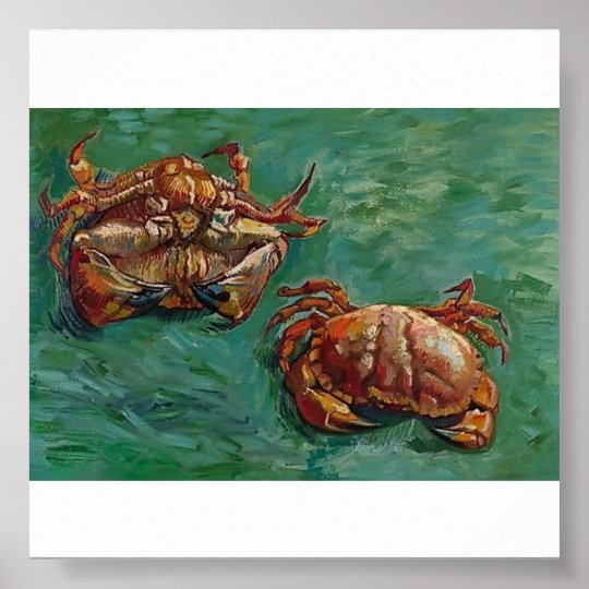 Van Gogh - Two Crabs Poster | Zazzle.co.uk
