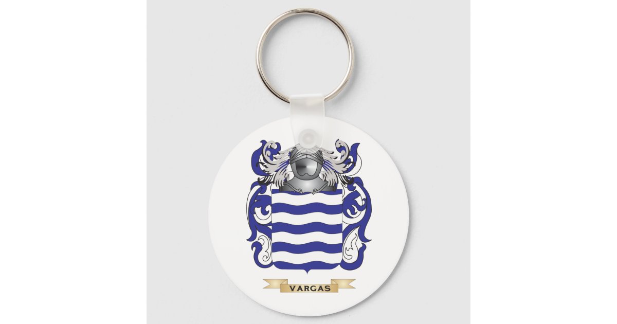 Vargas Family Crest (Coat of Arms) Key Ring | Zazzle
