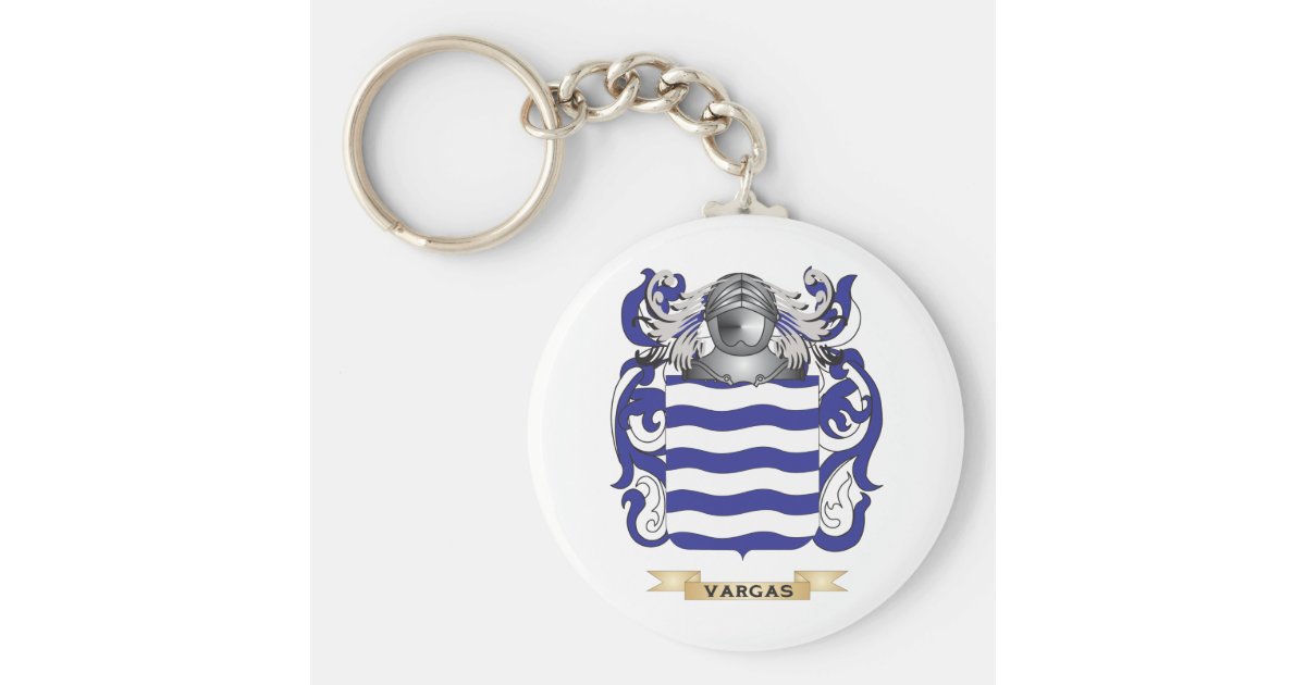Vargas Family Crest (Coat of Arms) Key Ring | Zazzle