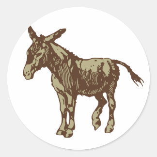 Cartoon Donkey Stickers | Zazzle.co.uk