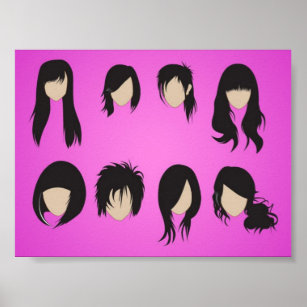 Hairstyles Posters & Prints | Zazzle UK