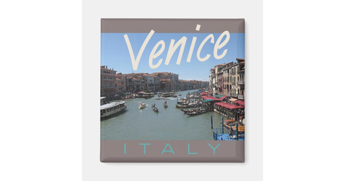 Venice Italy Travel Photo Souvenir Fridge Magnet | Zazzle