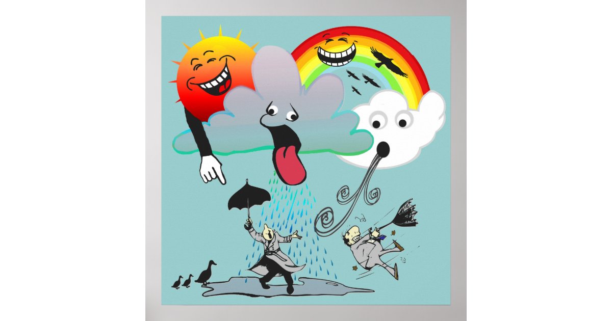 Very Bad Weather Poster | Zazzle