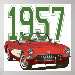1950s Car Posters & Prints | Zazzle UK