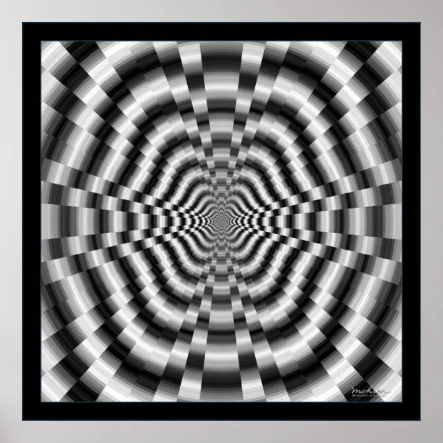 Vibration Tunnel Poster | Zazzle