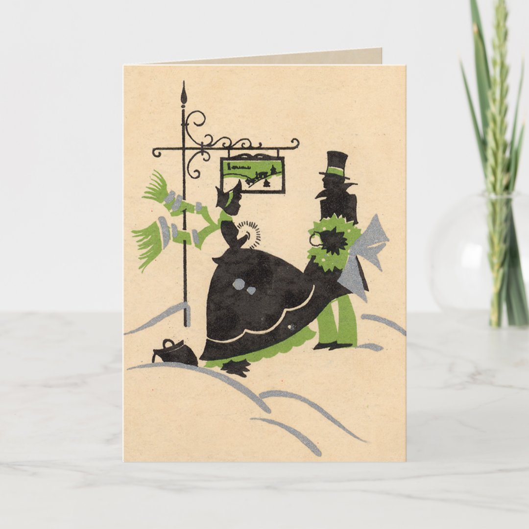 Victorian Christmas Card | Zazzle