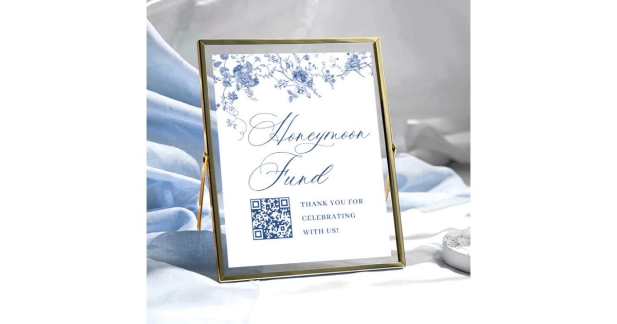 Victorian Dusty Blue French Garden Wedding Sign | Zazzle