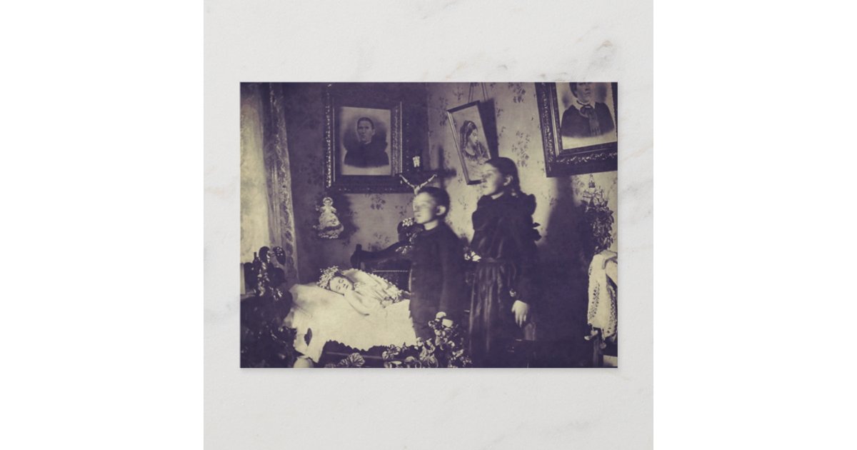 Victorian Era Death Photo Postcard | Zazzle