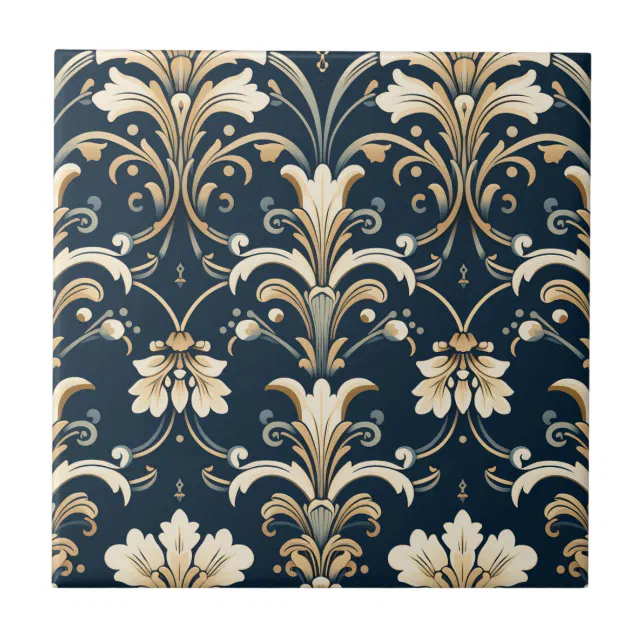 Victorian Wallpaper Pattern Tile | Zazzle