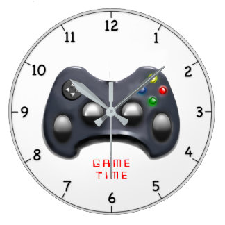 Gamer Wall Clocks | Zazzle.co.uk