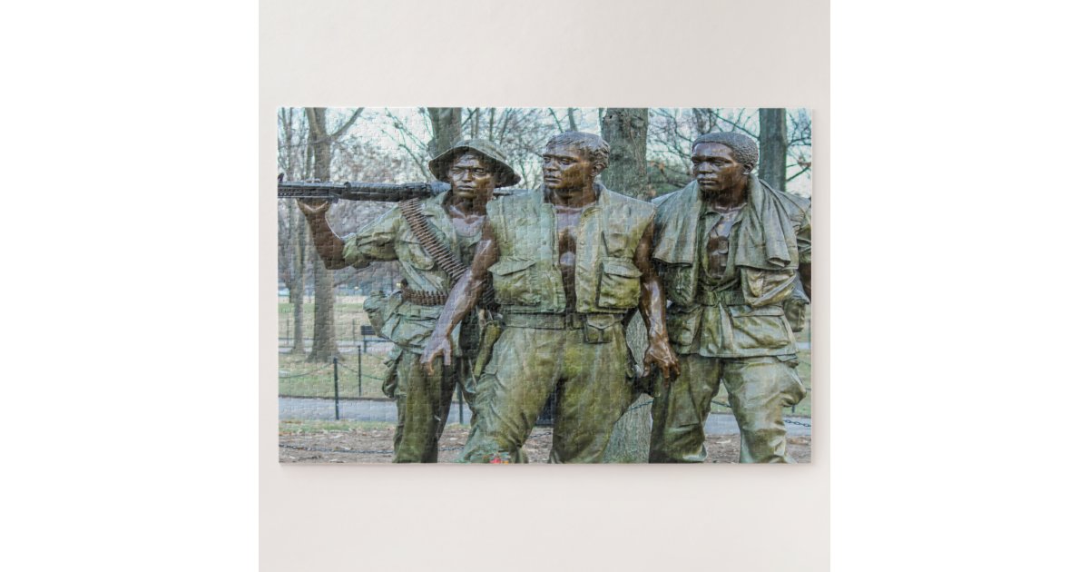 Vietnam Soldiers Memorial Washington Jigsaw Puzzle | Zazzle