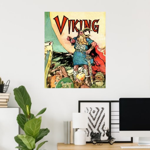 Viking Norse Gods Thor Hoodies Poster | Zazzle